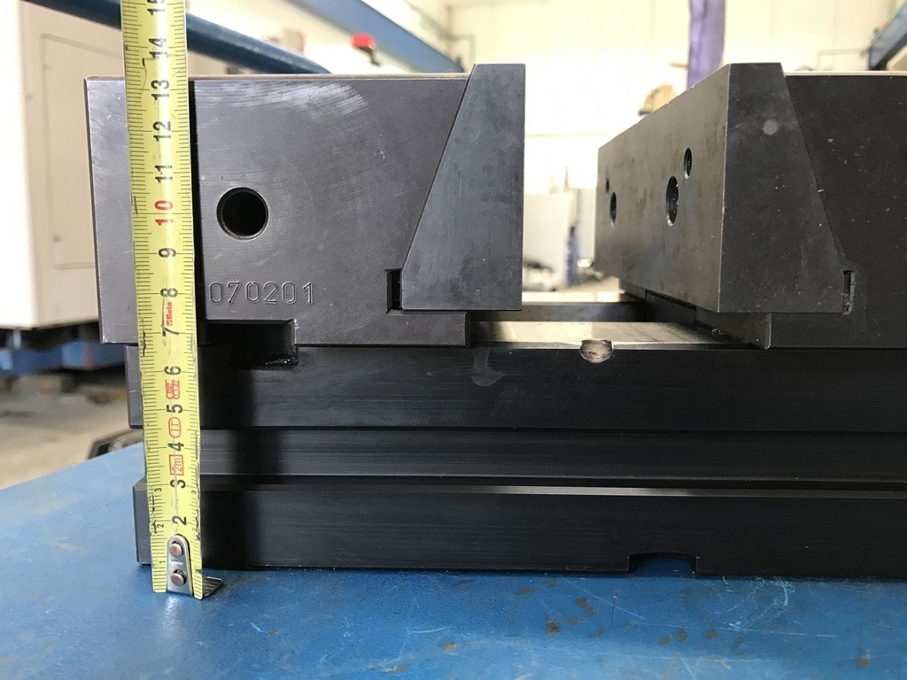 Morsa modulare in acciaio OML serie MC usata - COPPIA