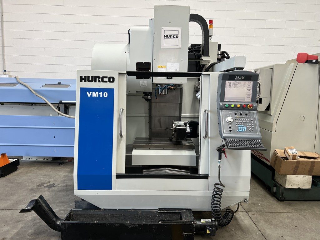 Centro di lavoro 5 assi HURCO VM 10 usato anno 2012 2000 ore mandrin